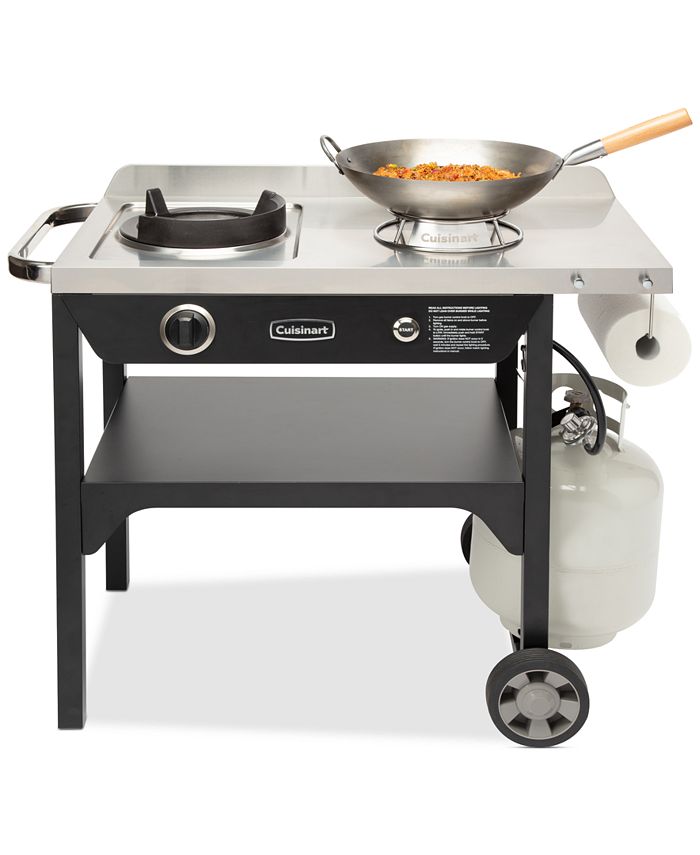 Cuisinart Outdoor Stainless Steel Wok Resting Rack - Macy's