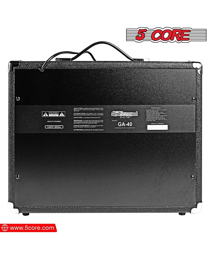 5 Core Guitar Amp 40W Amplifier For Electric Bass Acoustic Practice Amp ...