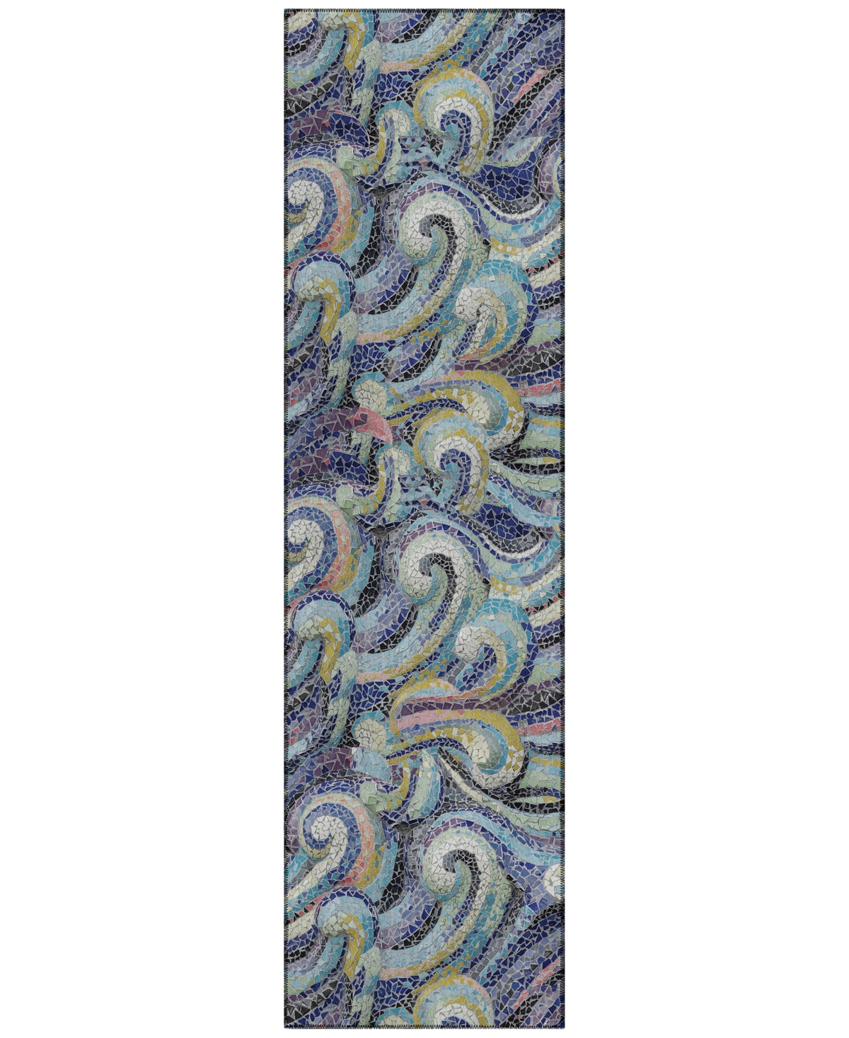 Click here for Dalyn Seabreeze SZ14 23x76 Runner Area Rug - Midni... prices