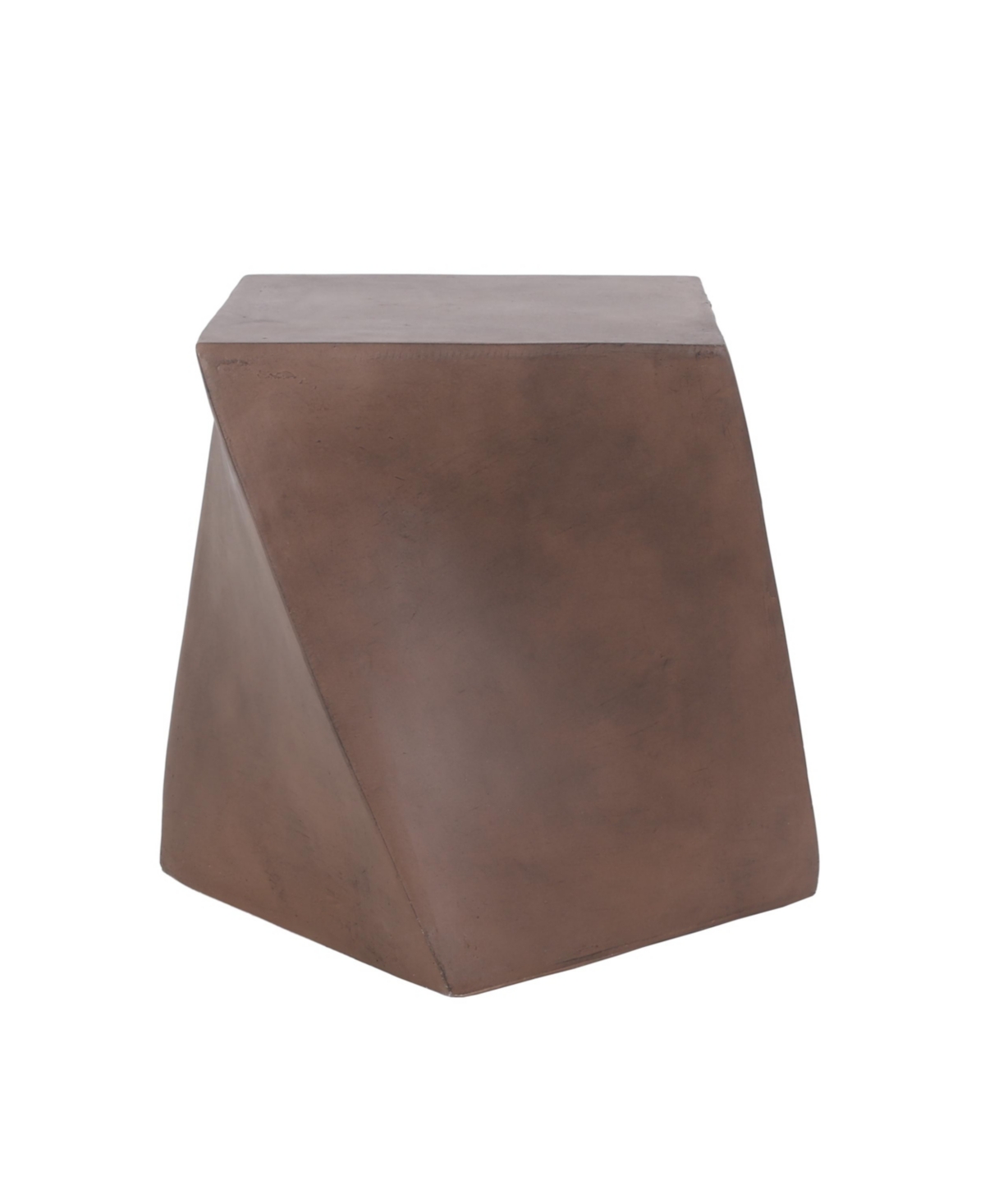 Click here for Streamdale Live Edge Concrete Side Table with Abst... prices