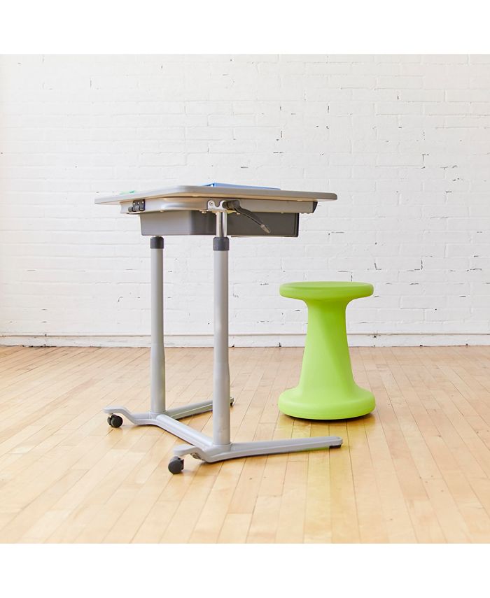ECR4Kids Twist Wobble Stool, 18in Seat Height, Hunter Green - Macy's
