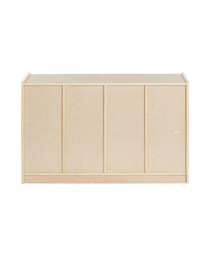 ECR4Kids 12 Cubby Mobile Tray Storage Cabinet, 3x4, Natural - Macy's