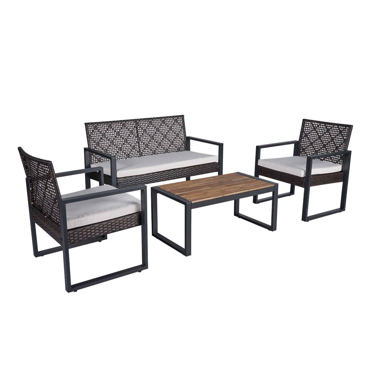 Click here for Streamdale Furniture Patio Furniture Set Acacia Wo... prices