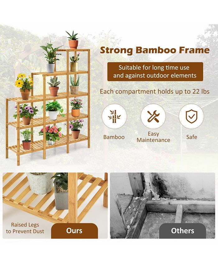 Slickblue Multifunctional Wicker Shelf Display Organizer - Macy's