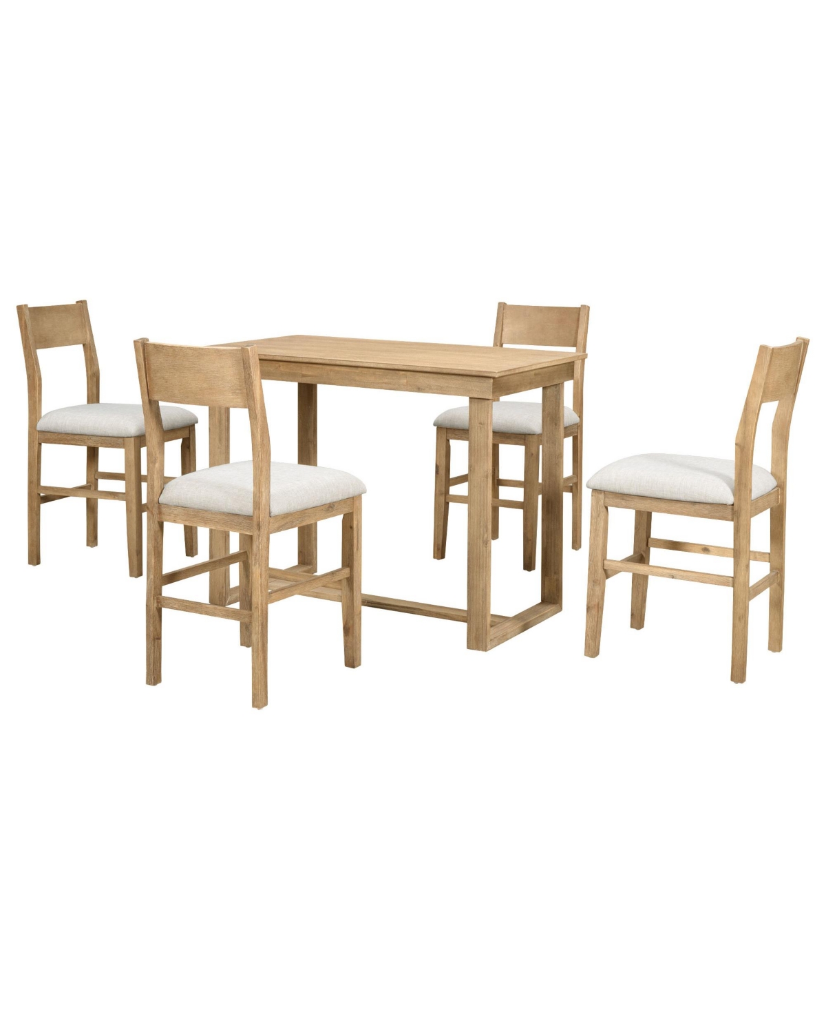 Click here for Streamdale Furniture 6-Piece Wood Dining Table Set... prices