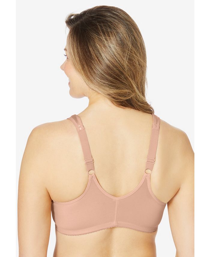 Comfort Choice Plus Size Easy Enhancer Front Close Wireless Bra Macys