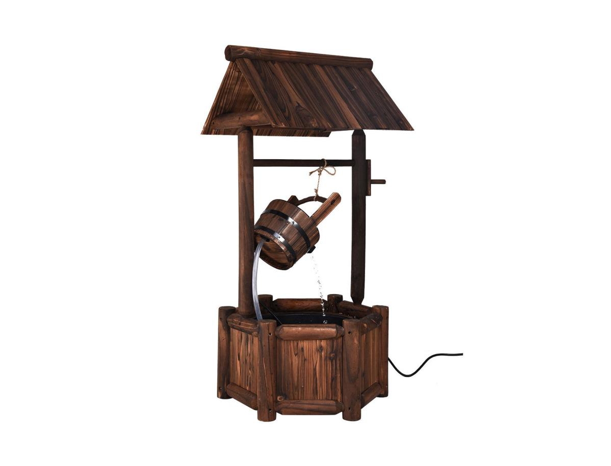 Click here for Slickblue Garden Rustic Wishing Well Wooden Water... prices