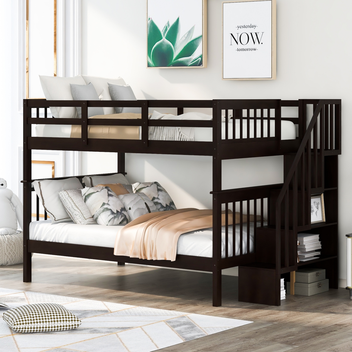 Click here for Streamdale Stairway Bunk Bed with Storage and Guar... prices