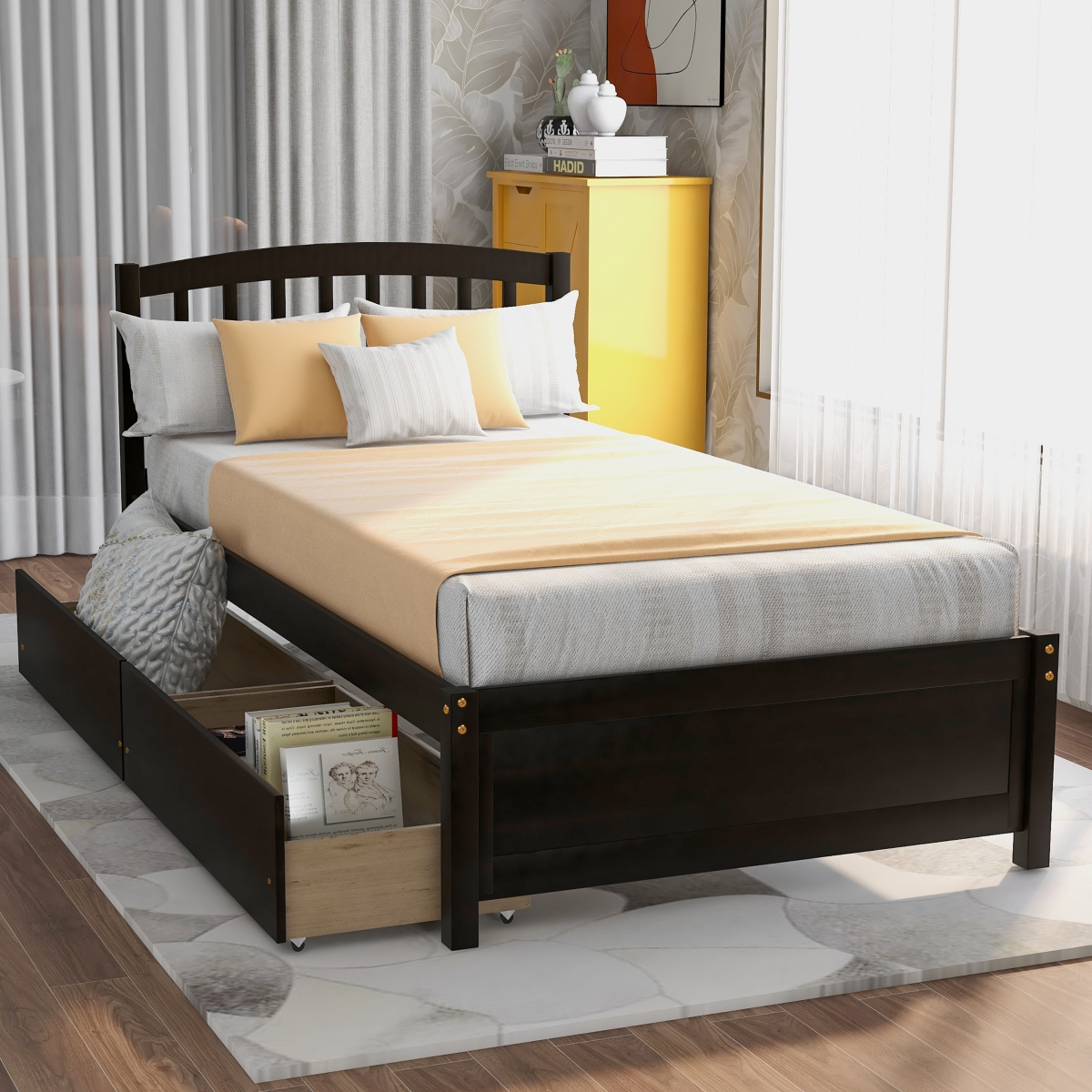 Click here for Streamdale Twin Platform Storage Bed with Drawers... prices