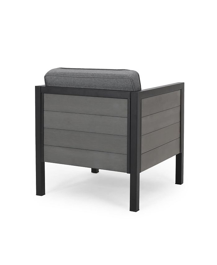 Simplie Fun Modern Outdoor Patio Club Chairs with Water-Resistant ...