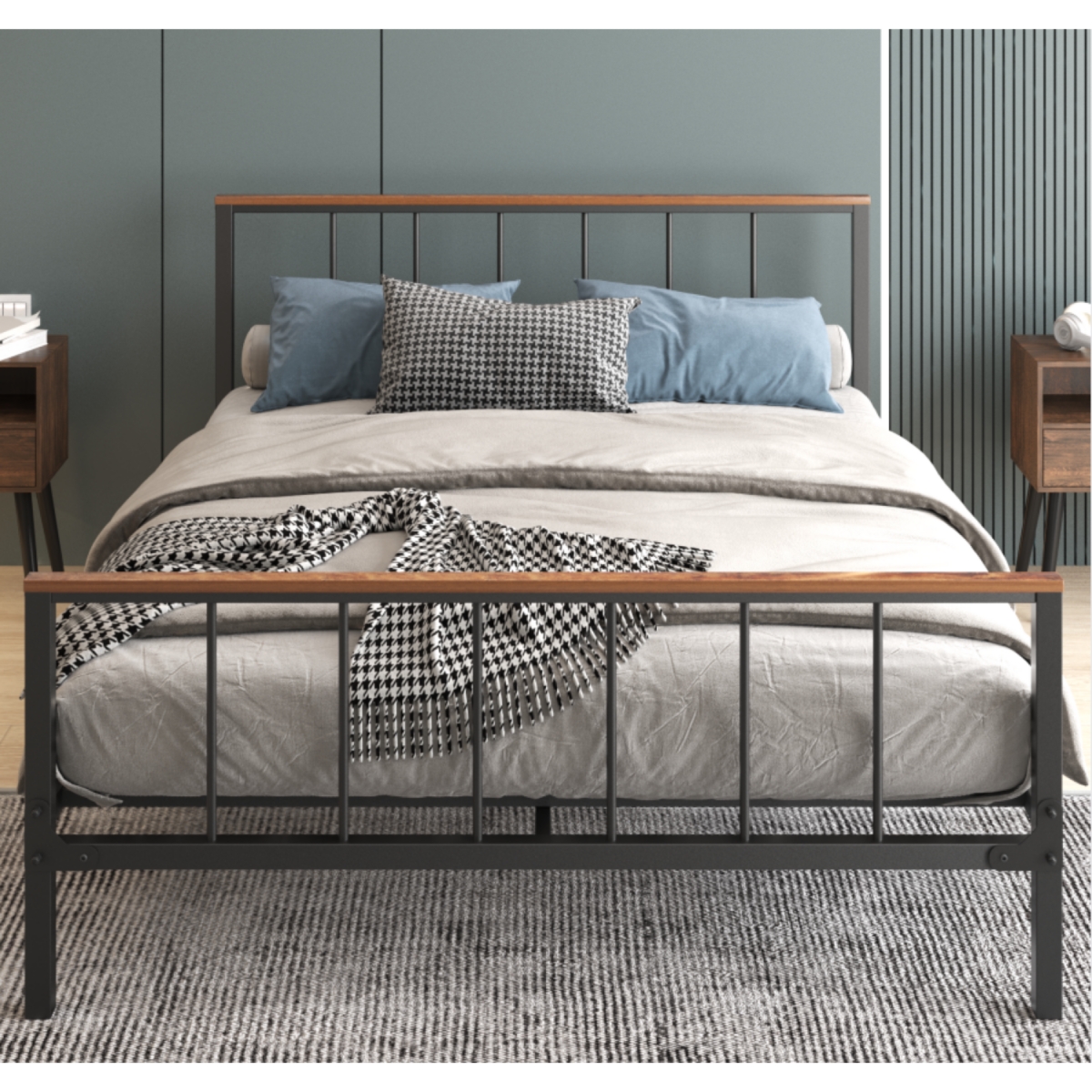 Click here for Streamdale Metal Platform Bed Frame-No Box Spring... prices