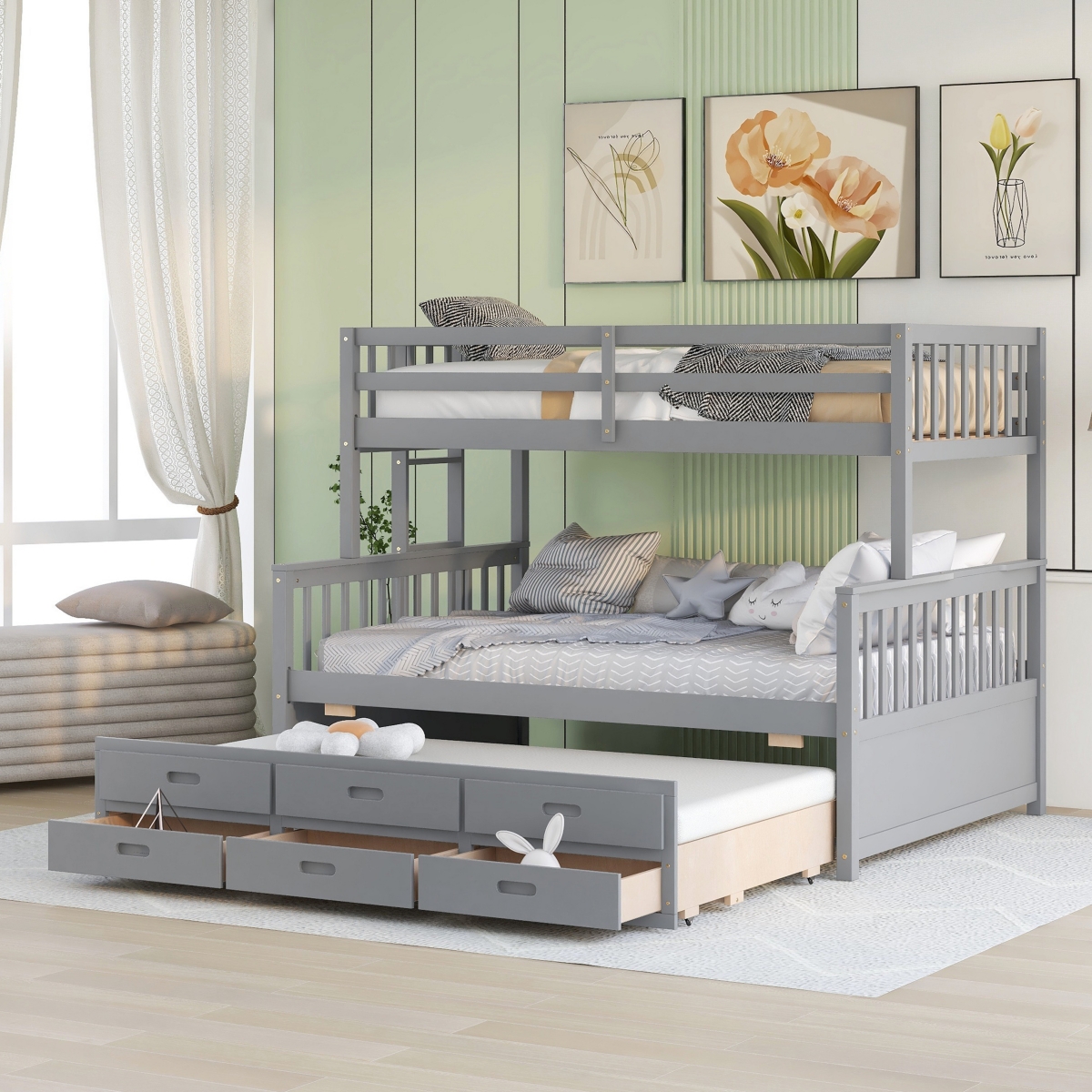 Click here for Streamdale Twin-Over-Full Bunk with Trundle & Draw... prices