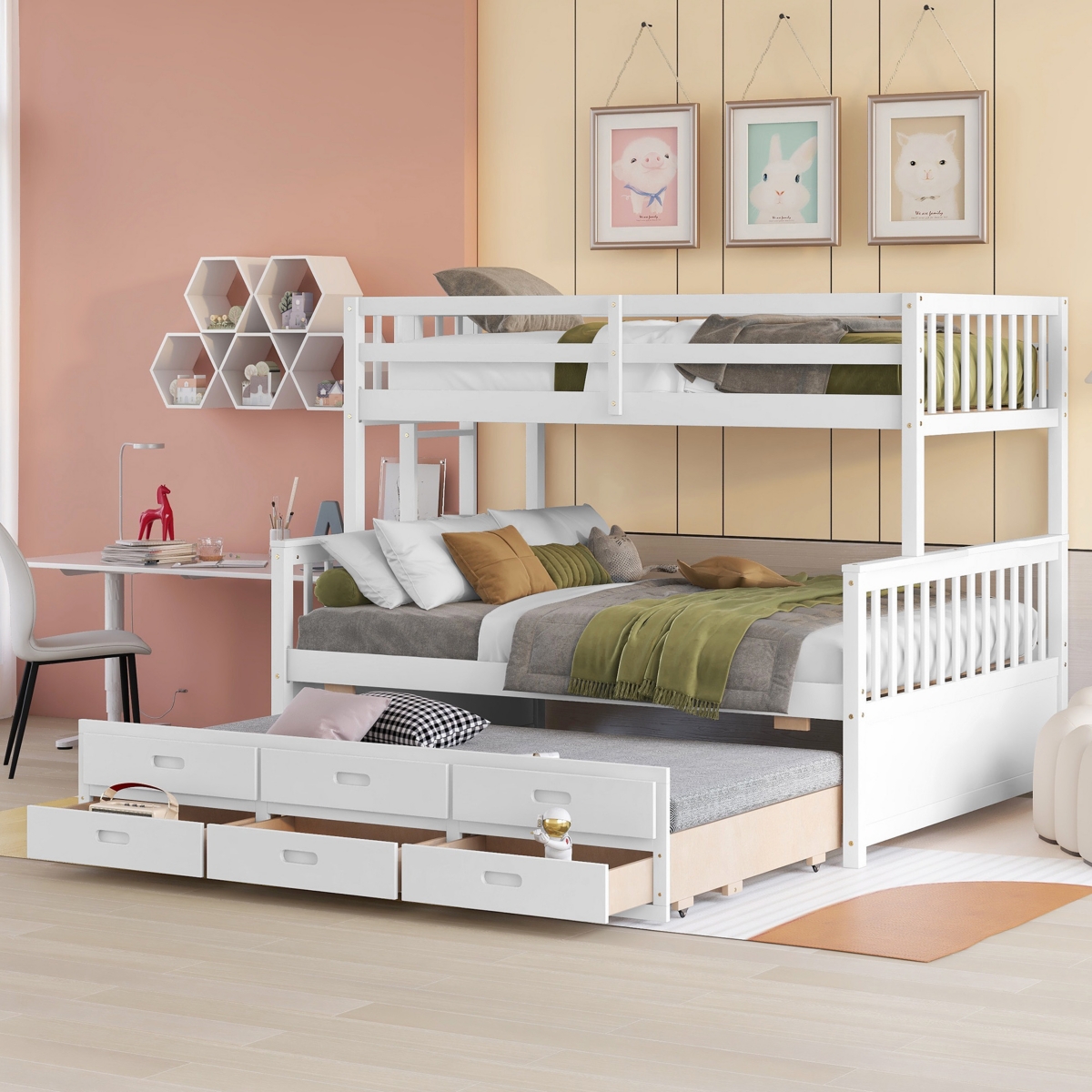 Click here for Streamdale Twin-Over-Full Bunk with Trundle & Draw... prices