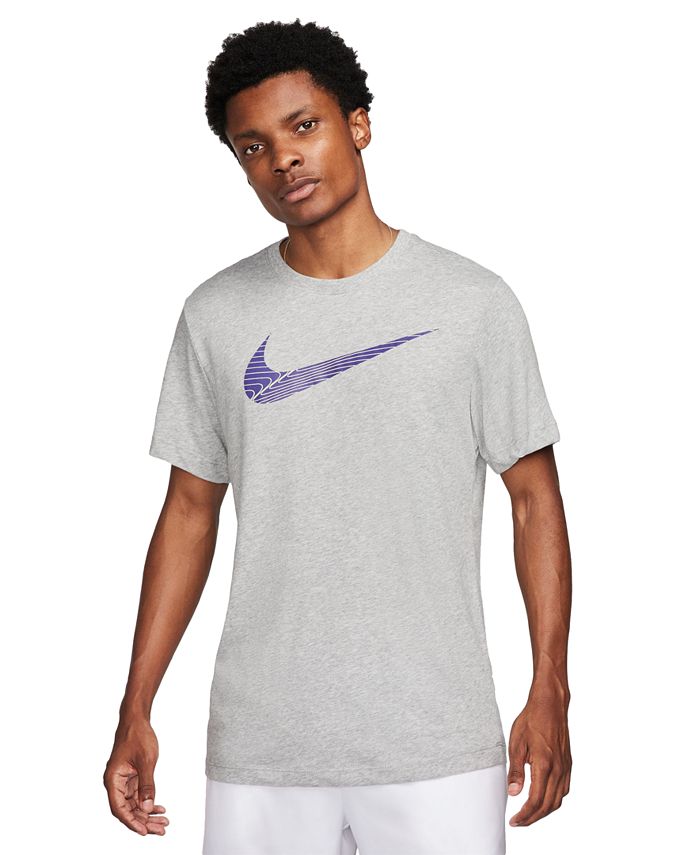 Nike Men's Dri-FIT Logo Fitness T-Shirt - Macy's