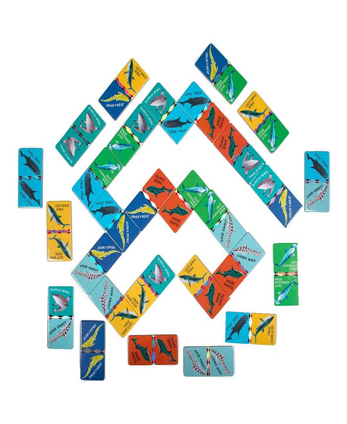 Eeboo Giant Shiny Shark Dominoes - Macy's