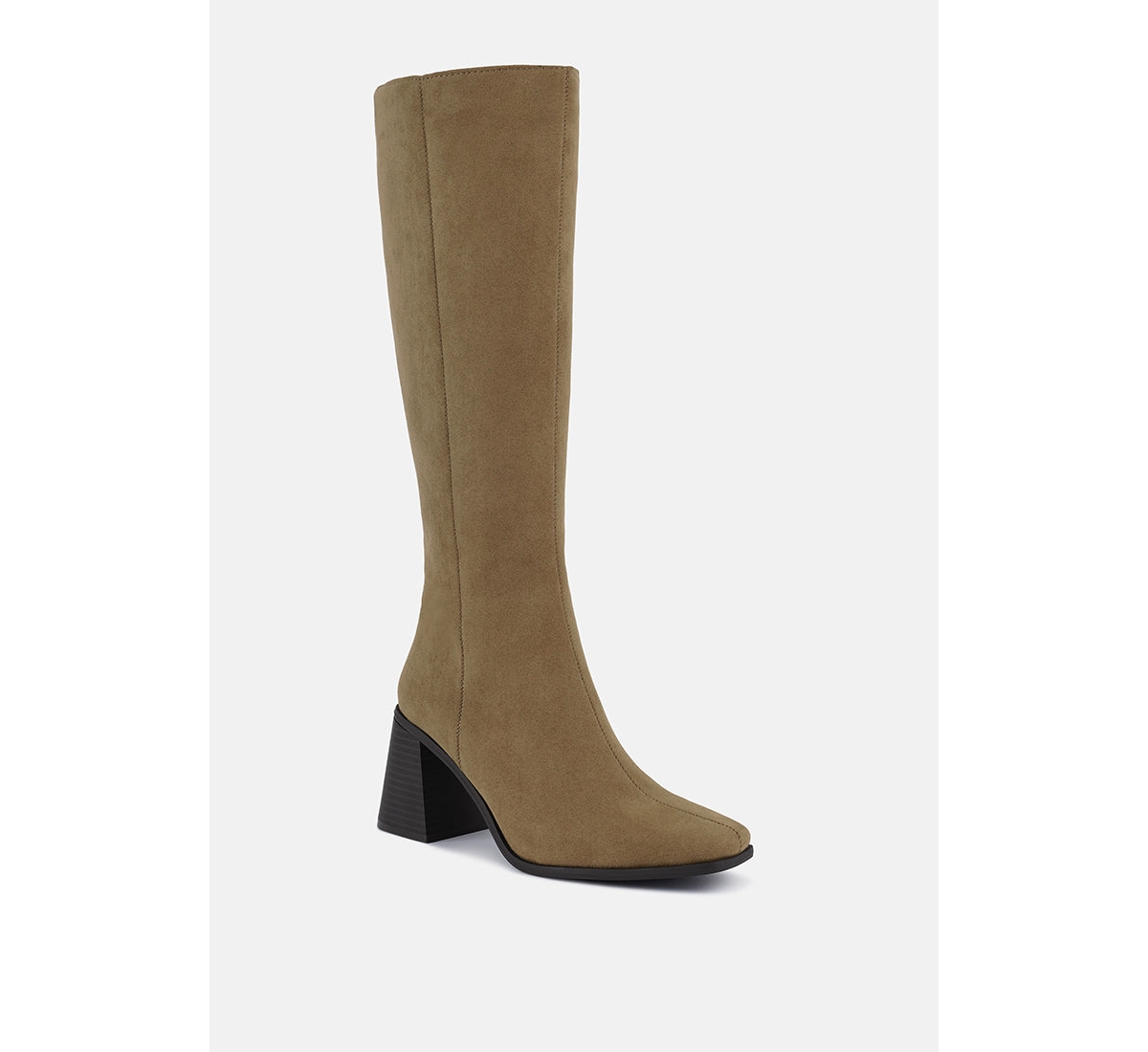 Click here for paytin faux leather block heel calf length boots -... prices