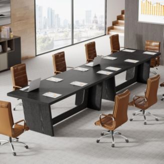 Tribesigns 17.7FT Conference Room Table: Large Rectangular Meeting ...