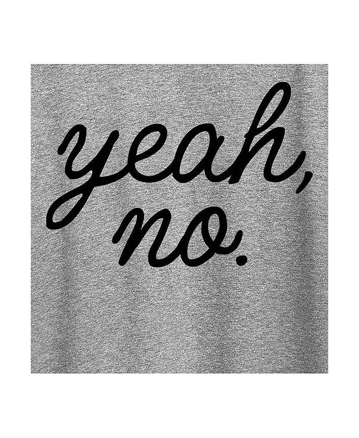 Hybrid Apparel Yeah No Plus Size Graphic T-Shirt - Macy's
