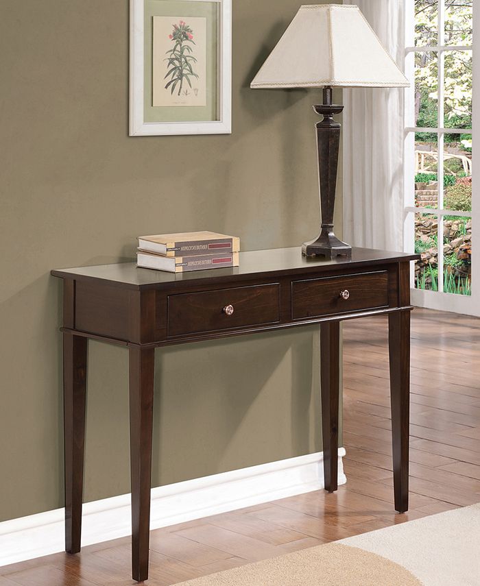 Simpli Home Thompson Console Table, Direct Ships for $9.95! - Macy's