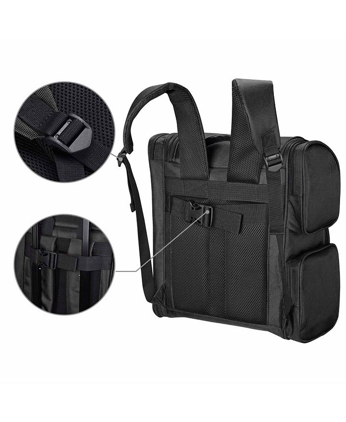 Byootique Makeup Backpack Soft Sided Makeup Train Case Barber Cosmetic ...