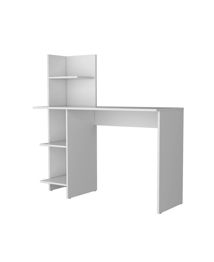 FM FURNITURE Tecoa Writing Desk, Four Shelves - Macy's