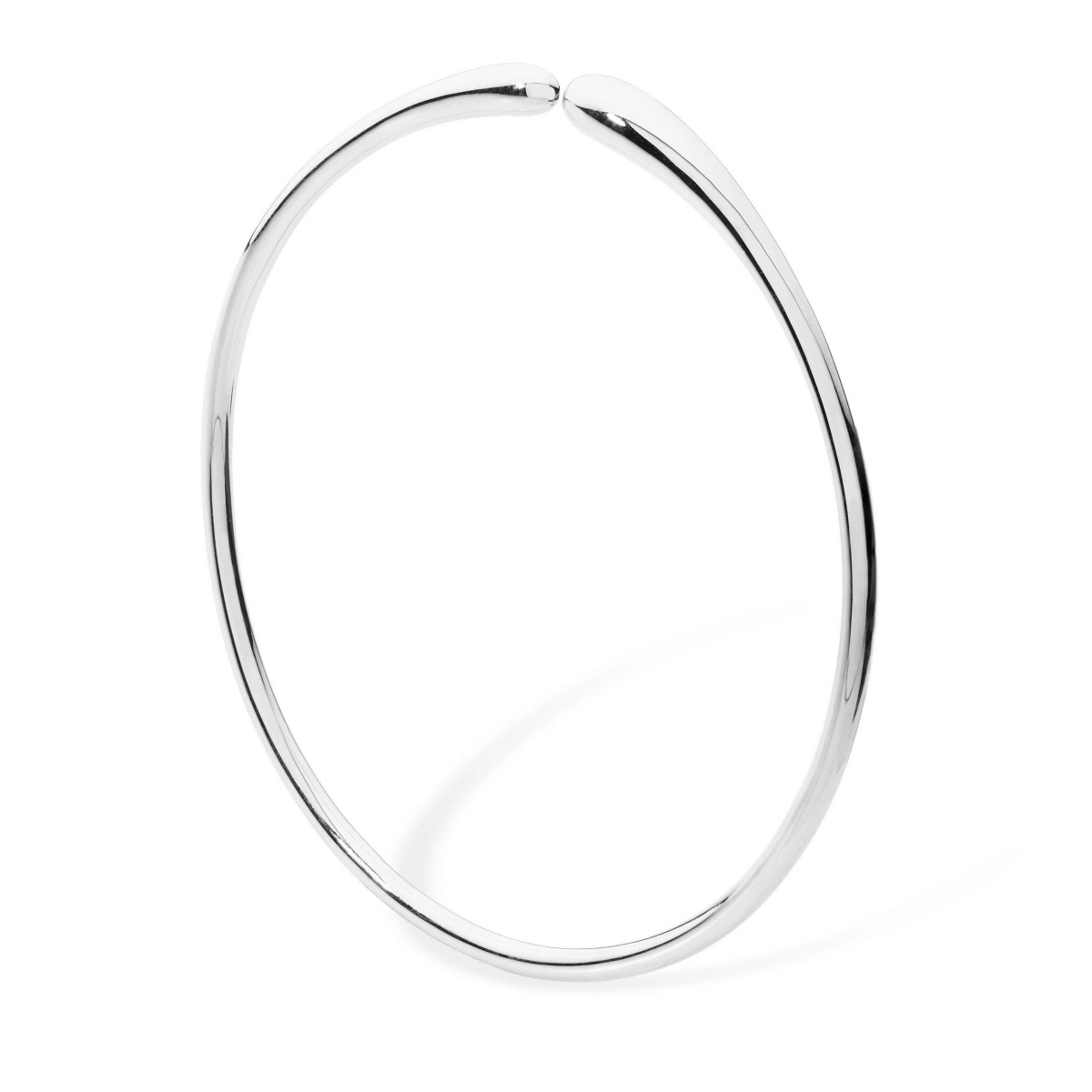 Click here for Open Drop Bangle - Silver prices