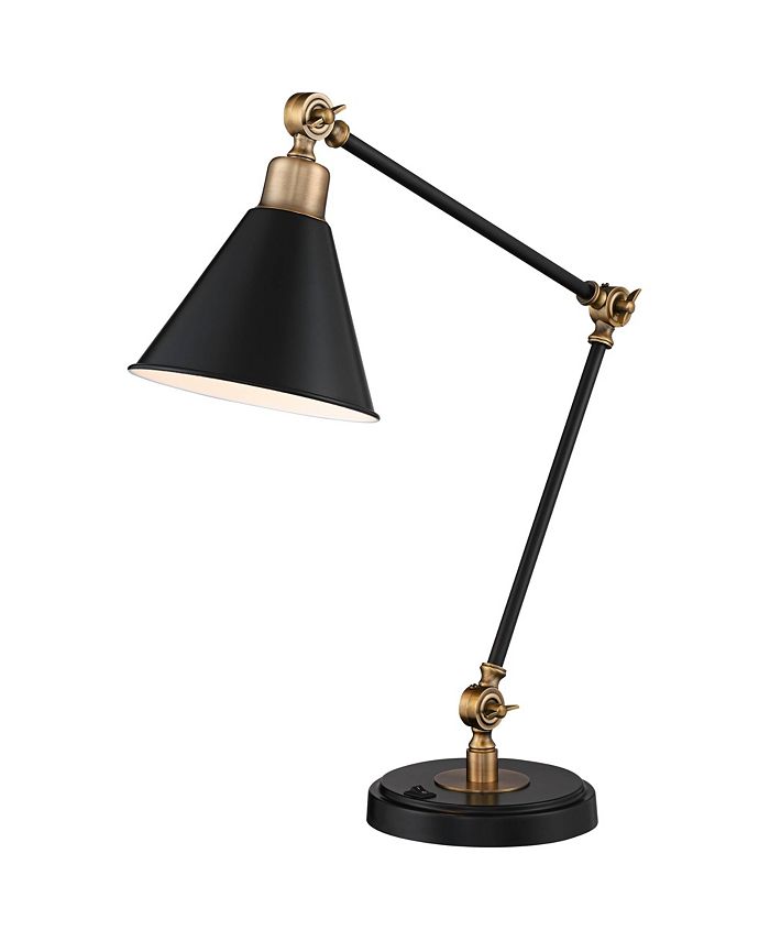360 Lighting Wray Modern Adjustable Desk Lamp 26 3/4" High with USB ...