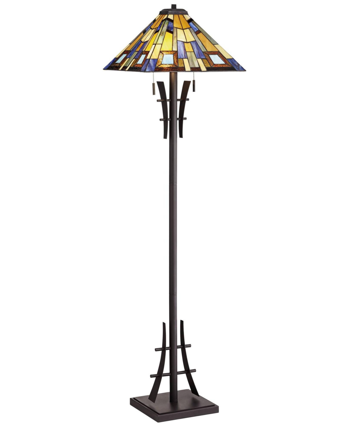 Click here for Robert Louis Tiffany Rustic Mission Asian Floor La... prices