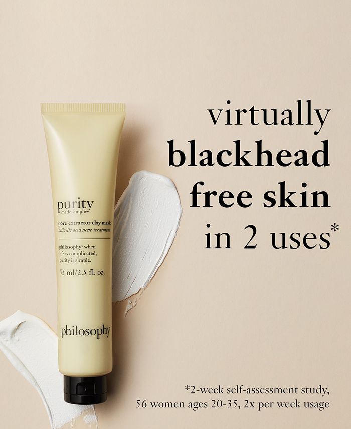 philosophy Purity Made Simple Pore Extractor Exfoliating Clay Mask, 2.5 ...