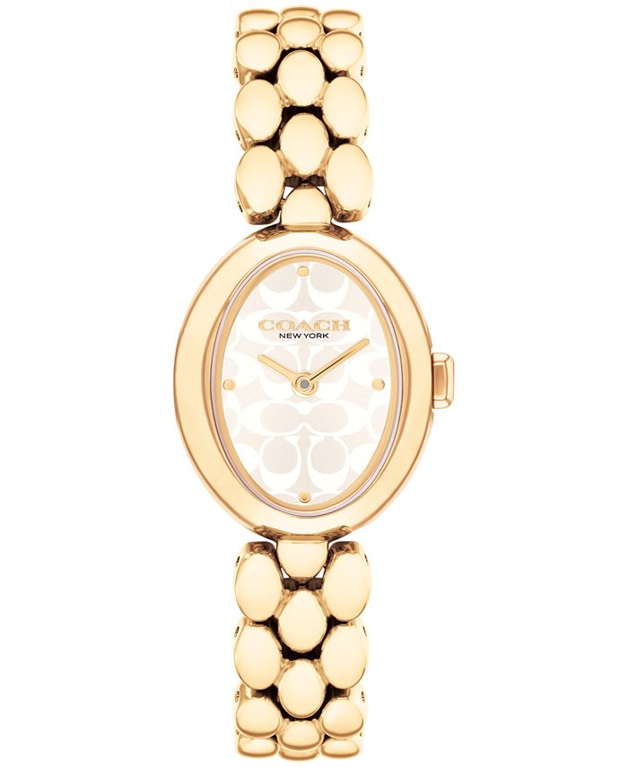 COACH Women's Gold Sammy Stainless Steel Watch 22.5mm - Macy's