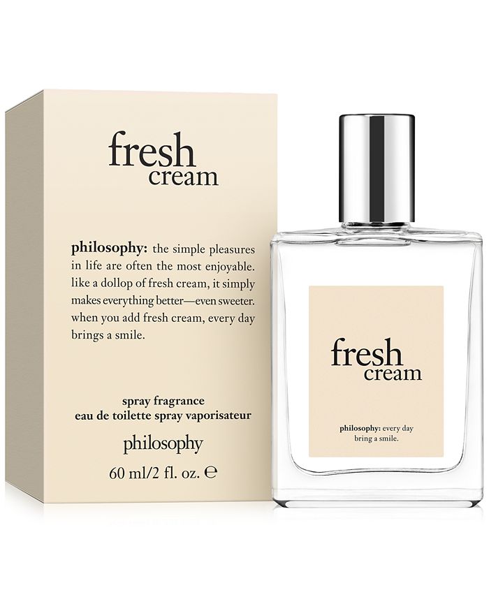 philosophy fresh cream eau de toilette, 2 oz - Macy's