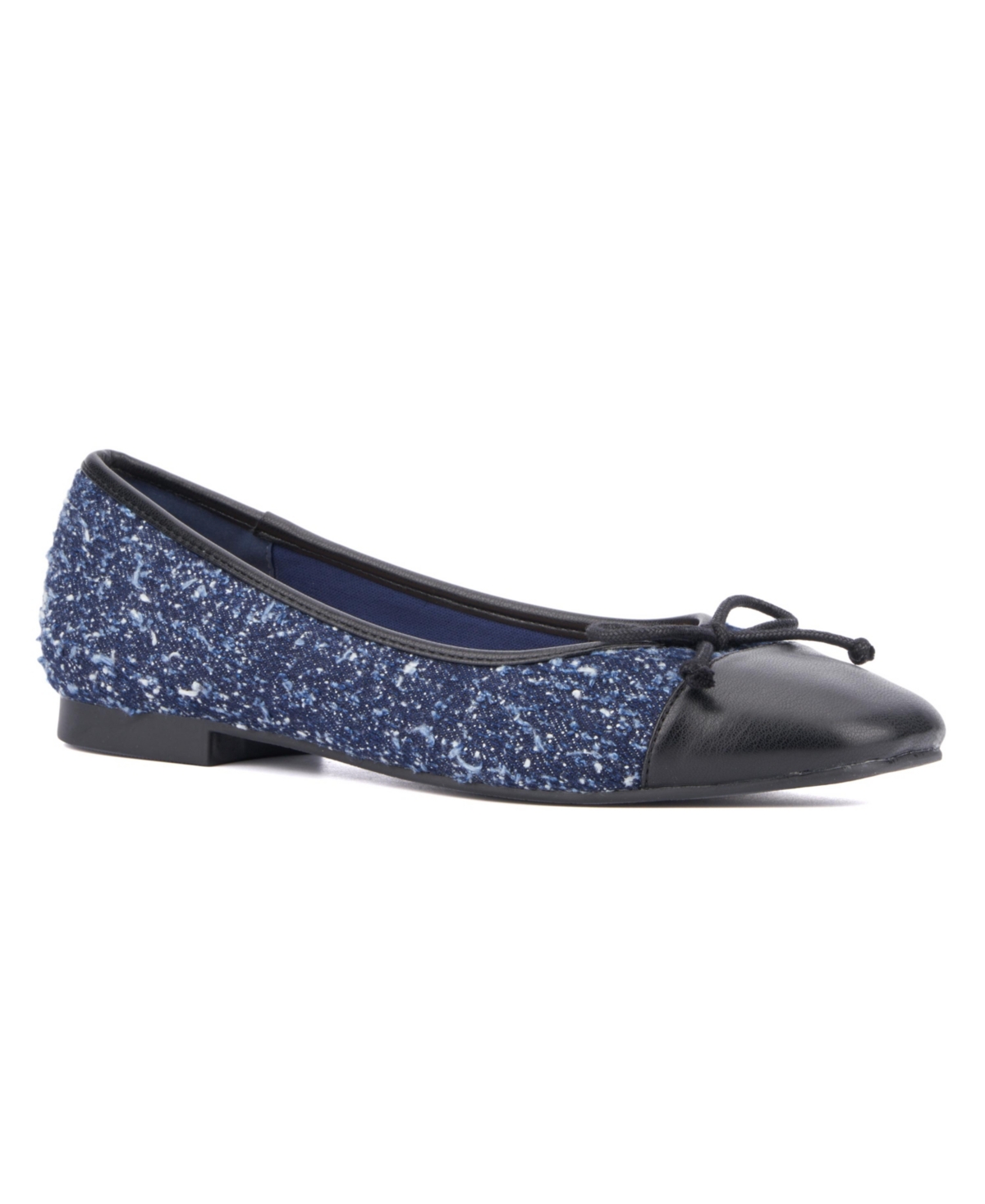 Click here for Womens Patricia Ballet Flats - Navy boucle prices