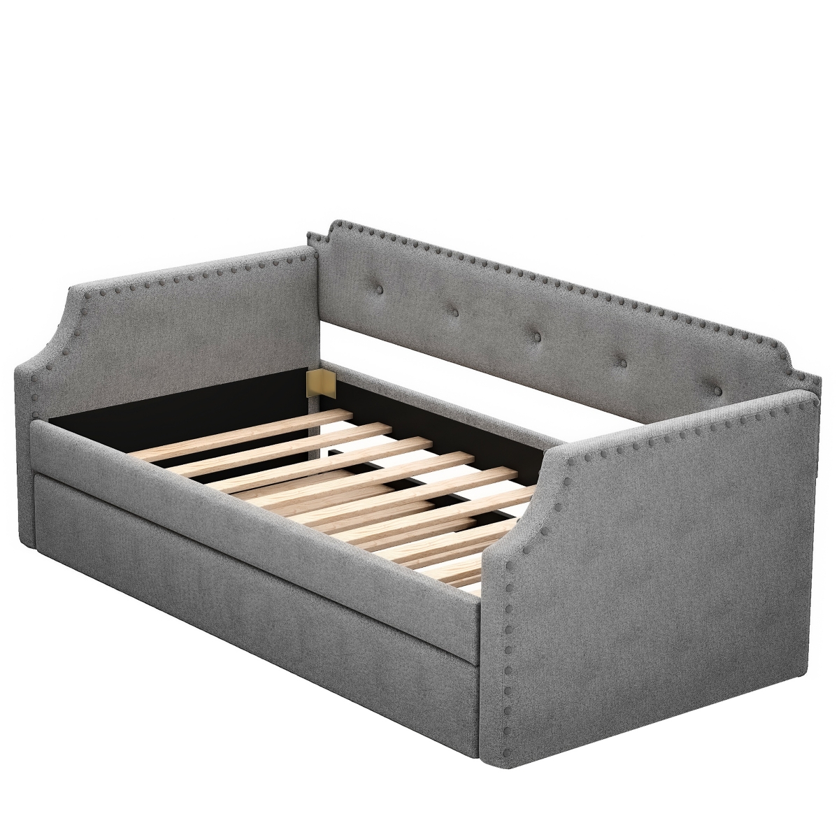 Click here for Simplie Fun Upholstered Daybed With Trundle  Wood... prices