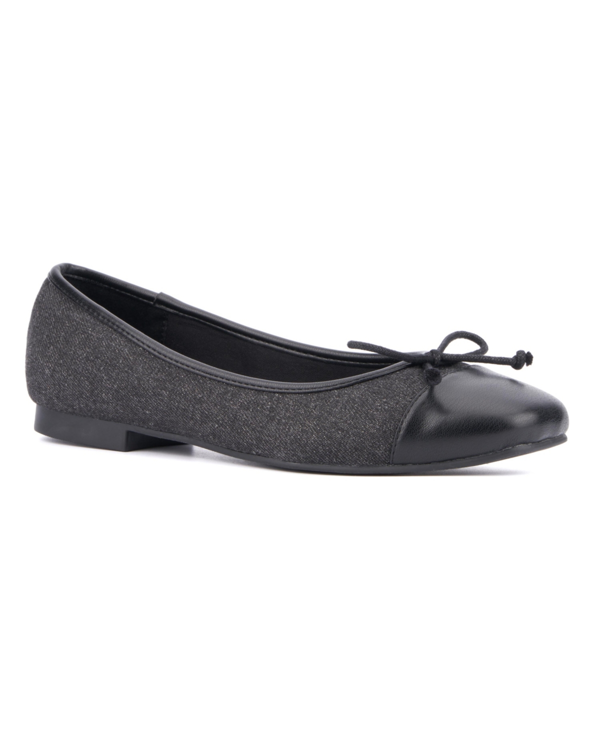 Click here for Womens Patricia Ballet Flats - Black denim prices