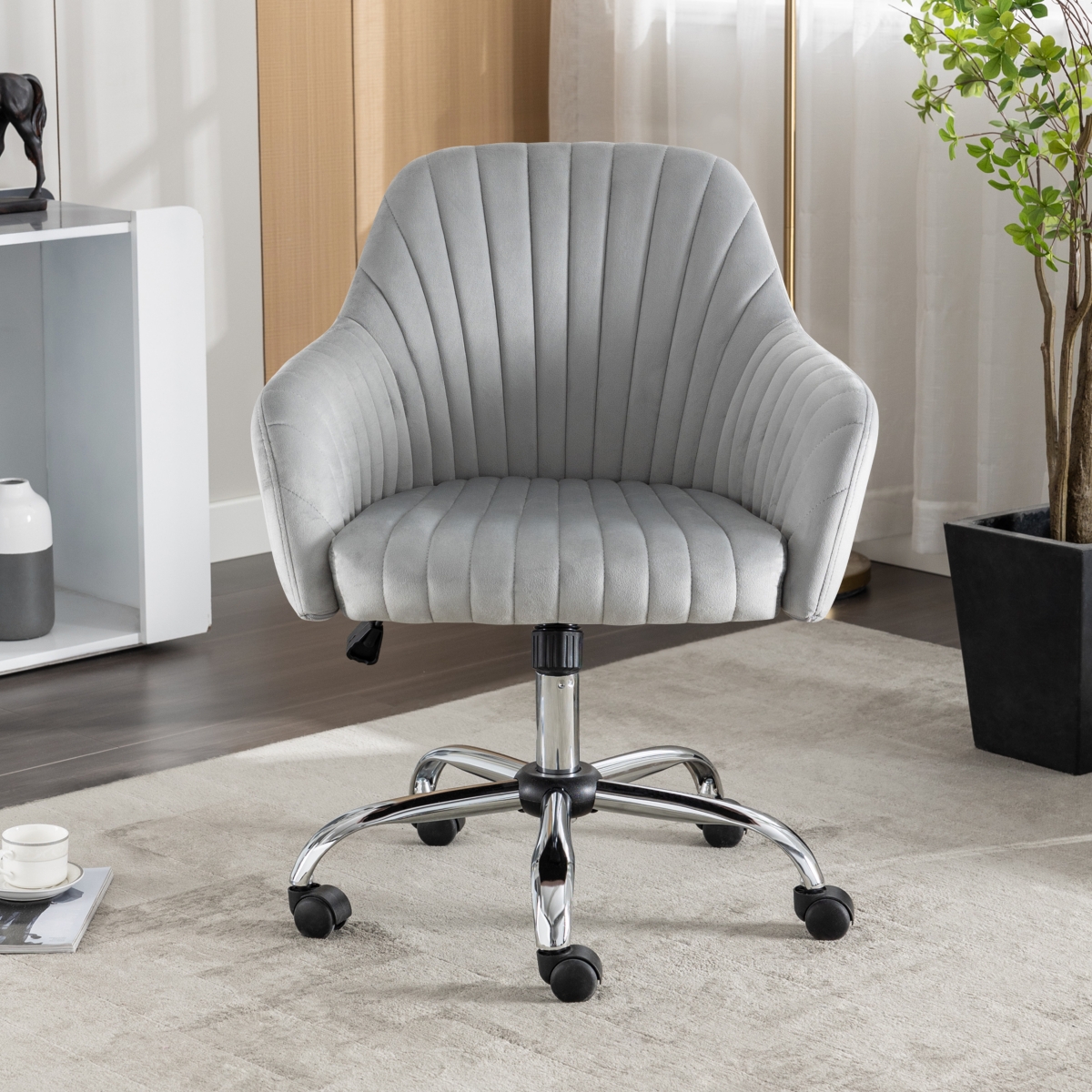 Click here for Streamdale Adjustable Velvet Leisure Chair (Pink)... prices