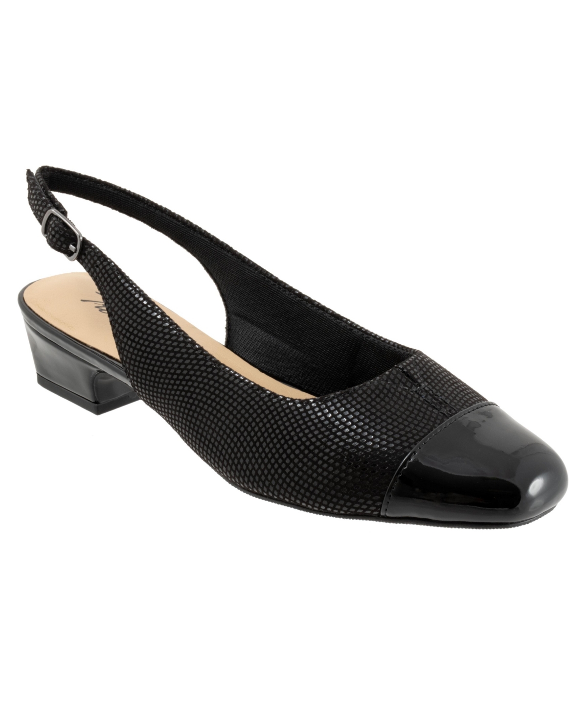 Click here for Trotters Dea Pump - Black mini dot prices