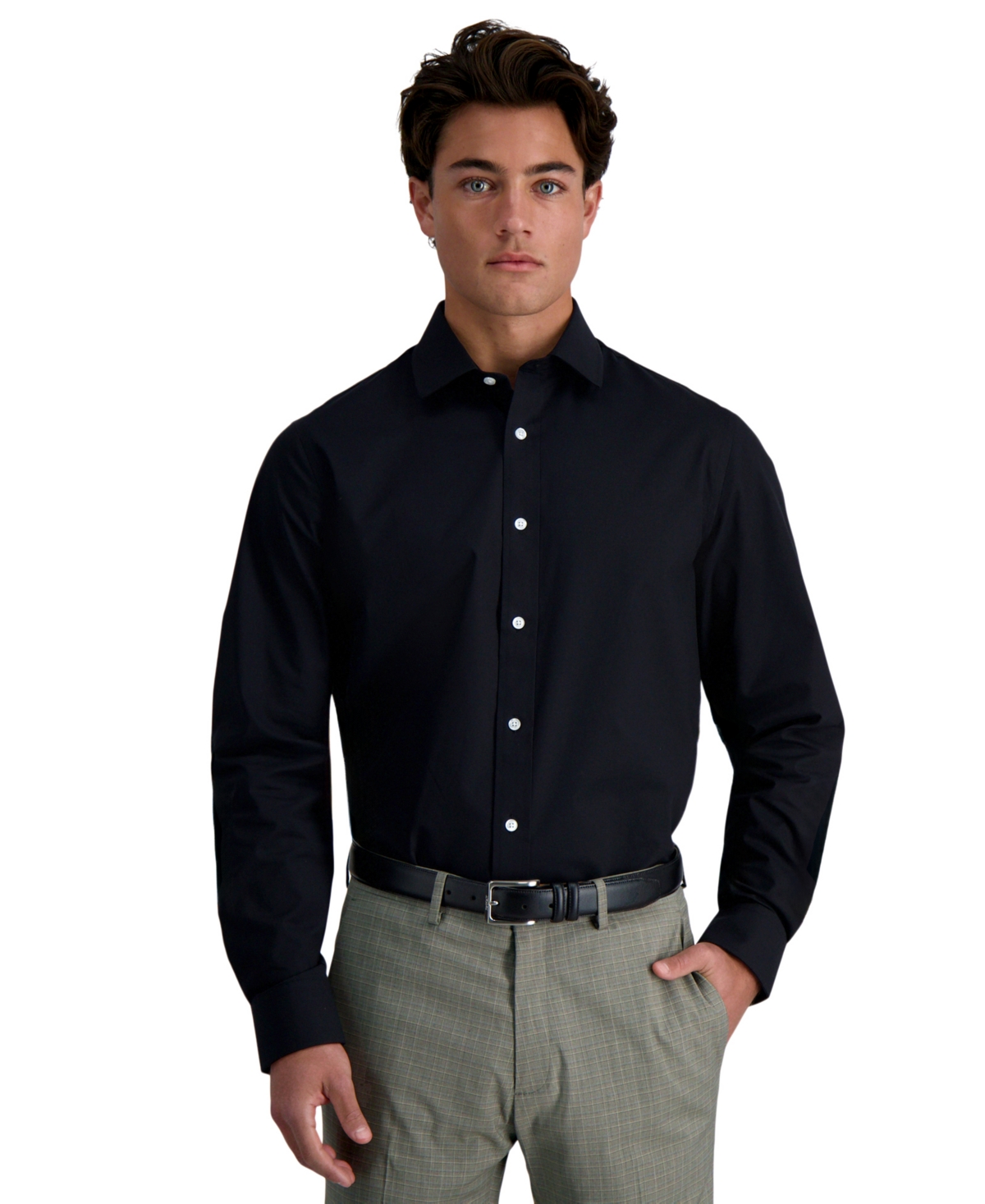 Click here for Haggar Mens Classic-Fit Premium Comfort Dress Shir... prices