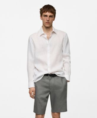 Mango Men's Linen Shirt - Macy's