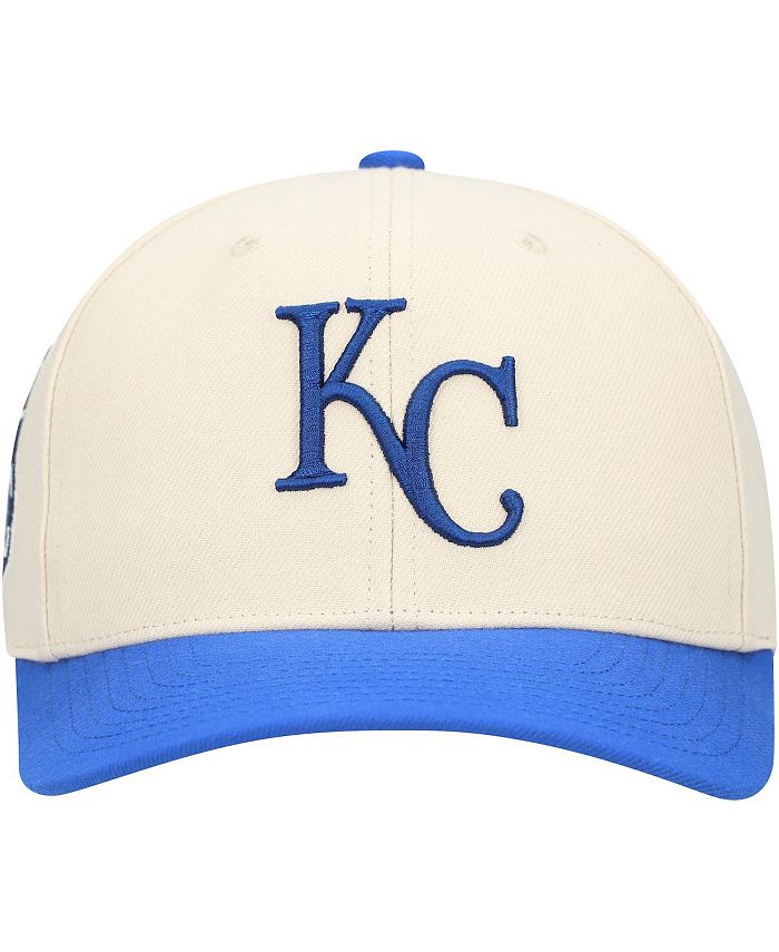 Mitchell & Ness Men's Cream Kansas City Royals Pro Crown Adjustable Hat - Macy's
