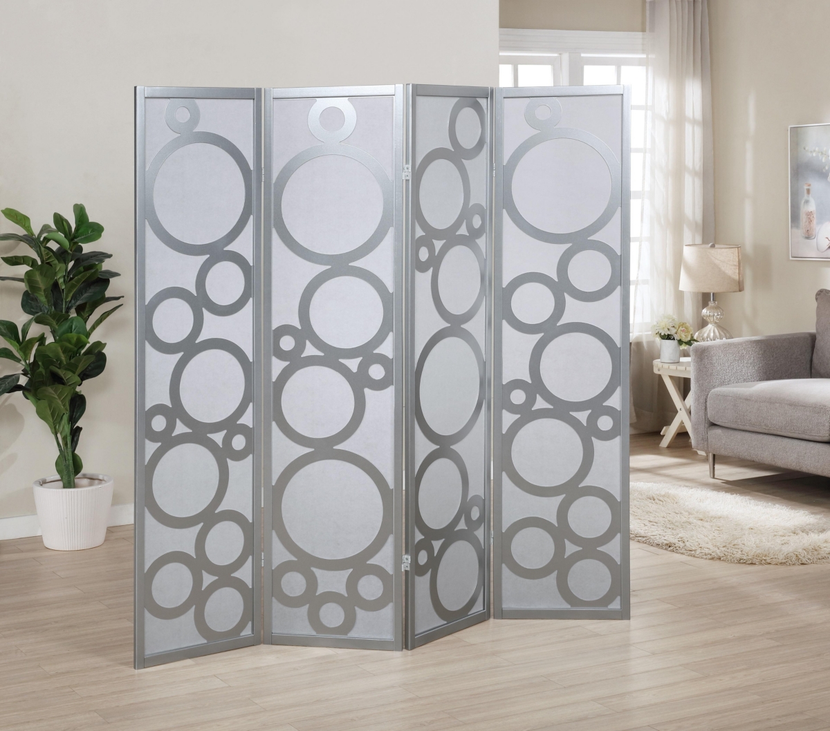 Click here for Streamdale Furniture 4-Panel Wood Room Divider wit... prices