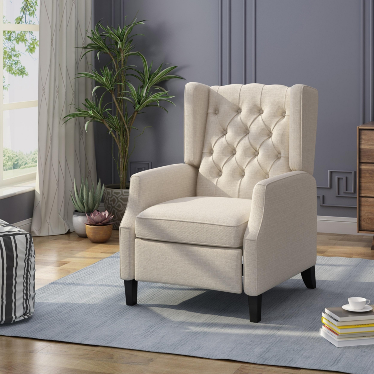 Click here for Streamdale Mid-Century Pushback Recliner for Holly... prices