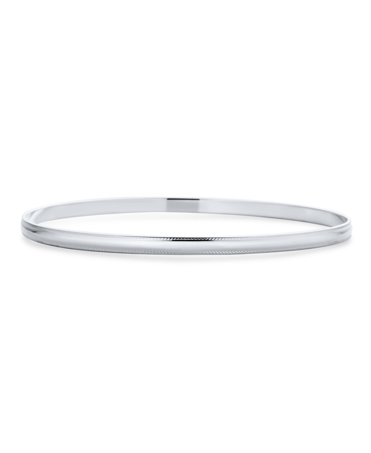 Click here for Bling Jewelry Plain Simple Dome Milgrain Edge Laye... prices