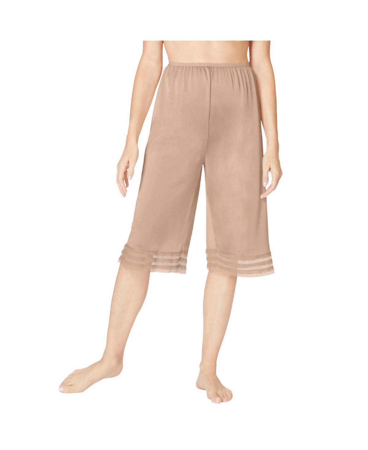 Click here for Comfort Choice Womens Plus Size Snip-To-Fit Culott... prices
