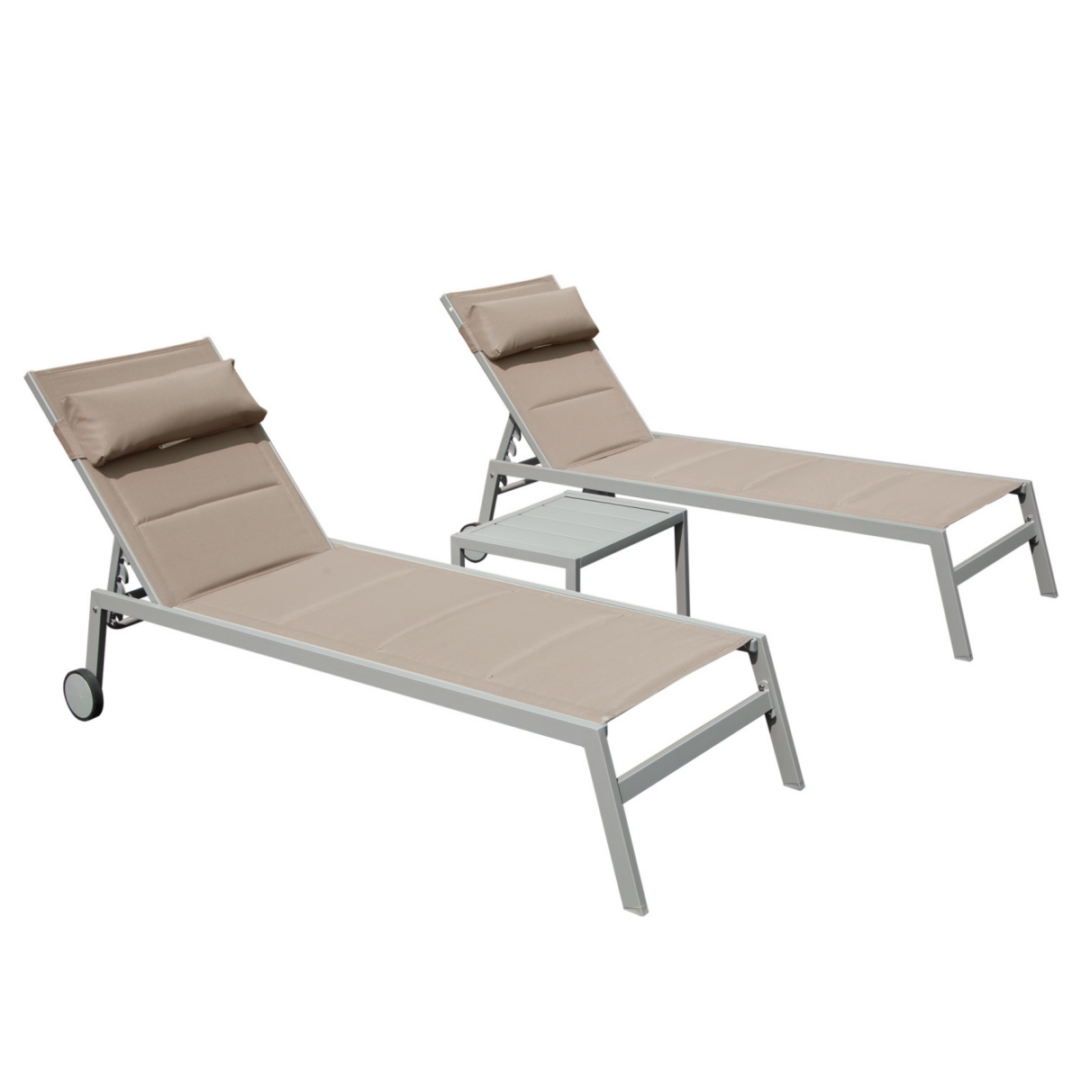 Click here for Simplie Fun Premium Textilene Chaise Lounge Adjust... prices