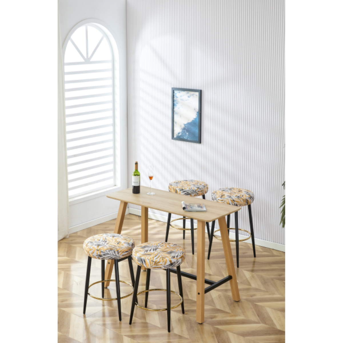 Click here for Simplie Fun Elegant Minimalist Bar Stool Comfort a... prices