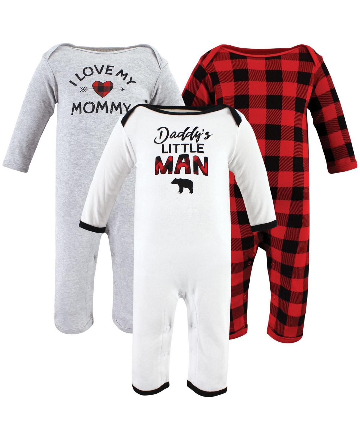 Click here for Hudson Baby Baby Boys Hudson 3Pk Coverall - Buffal... prices