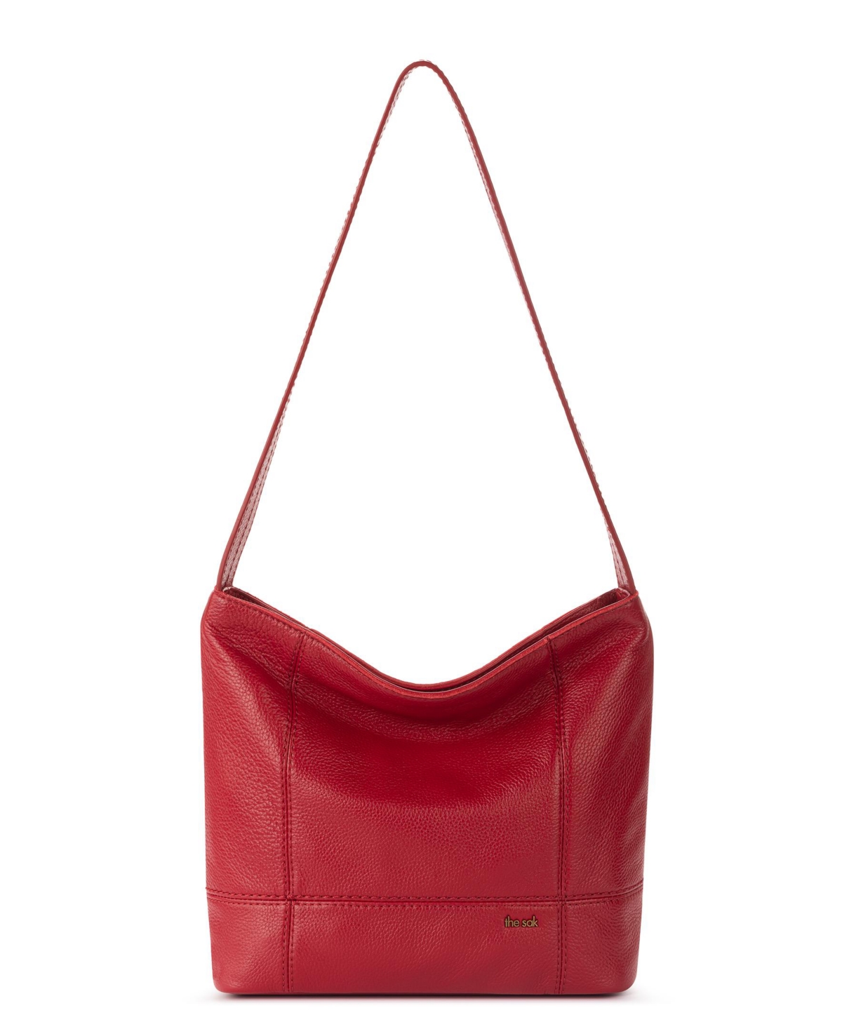 Click here for The Sak Womens De Young Leather Hobo Bag - Scarlet prices