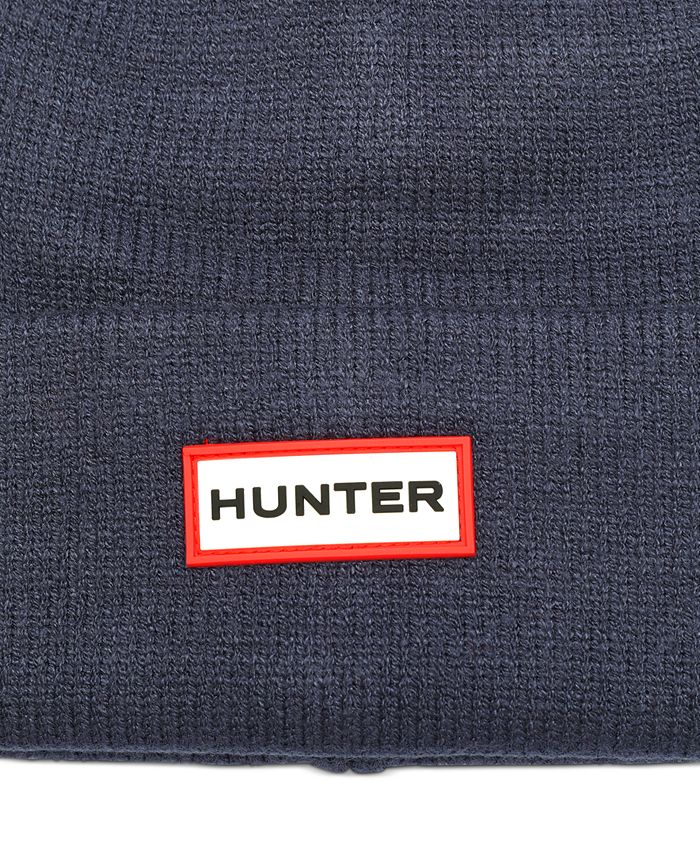 Hunter Women's Play Essential Cuffed Logo Beanie - Macy's