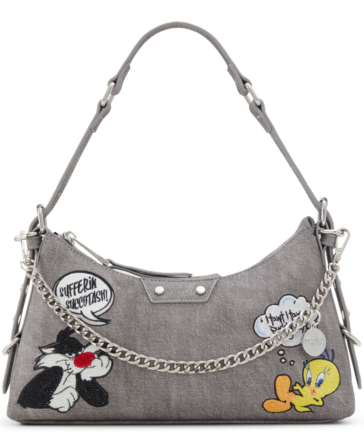Click here for Aldo Looney Tunes Textile Medium Shoulder Bag - Gr... prices