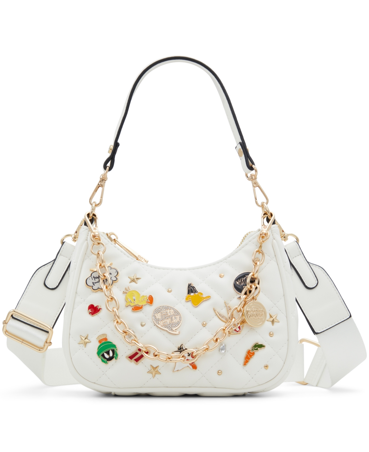 Click here for Aldo Lonney Tunes Pins Synthetic Small Shoulder Ba... prices
